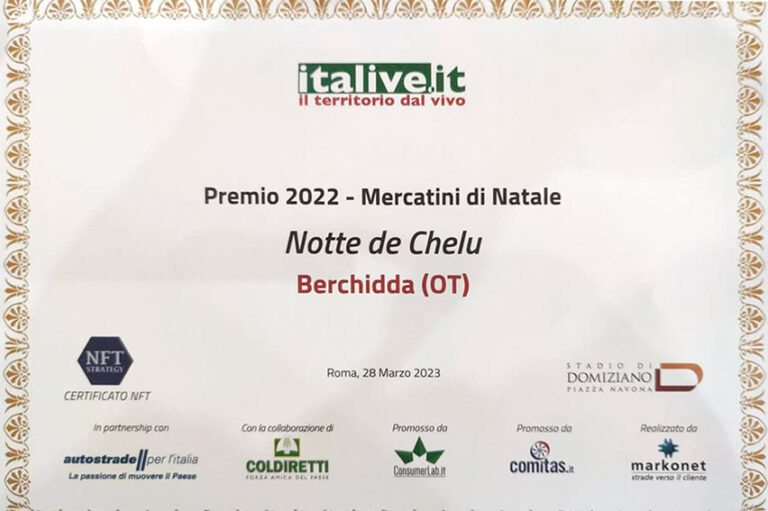 "Notte de Chelu. Berchidda il paese dei Presepi" vince il premio Italive.it 2022 - Logudoro live
