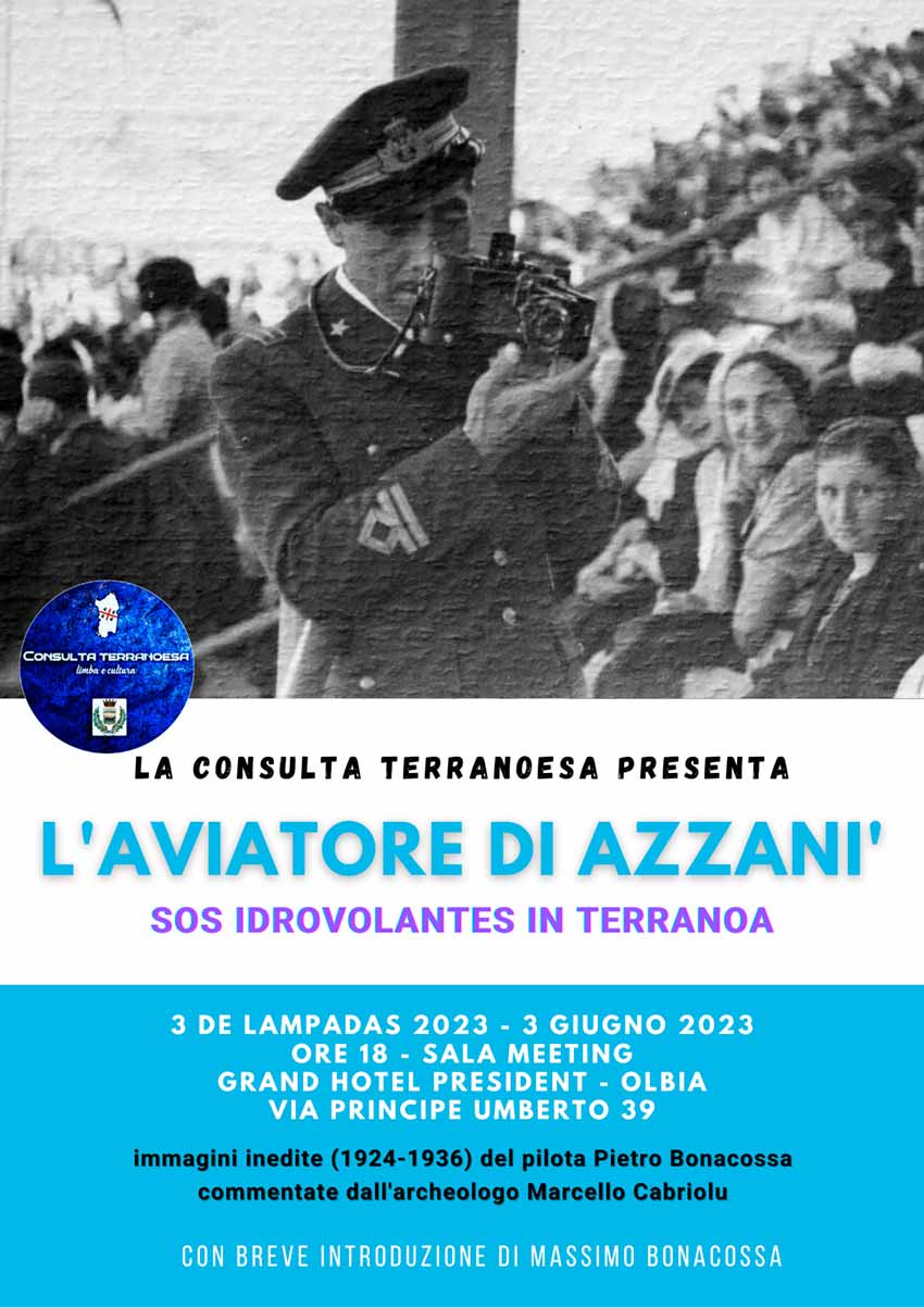 Sabato 3 giugno a Olbia sarà ricordato l'aviatore di Azzanì Pietro ...